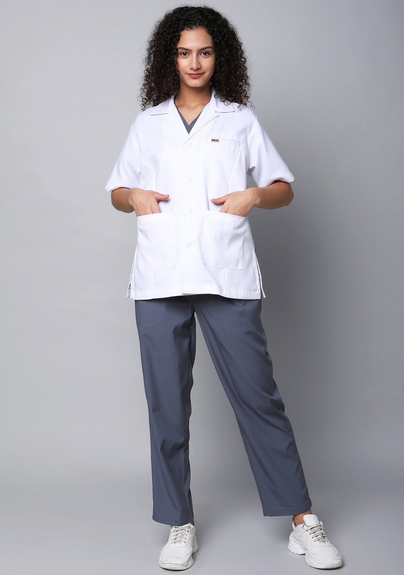 Buy Women’s Everyday Lab Coat Apron Online – Knya
