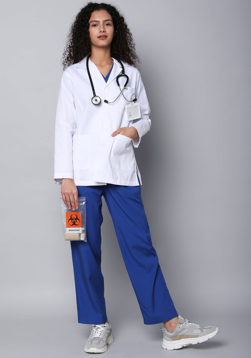 Buy Women’s Focus Lab coat Apron Online at Best Prices – Knya