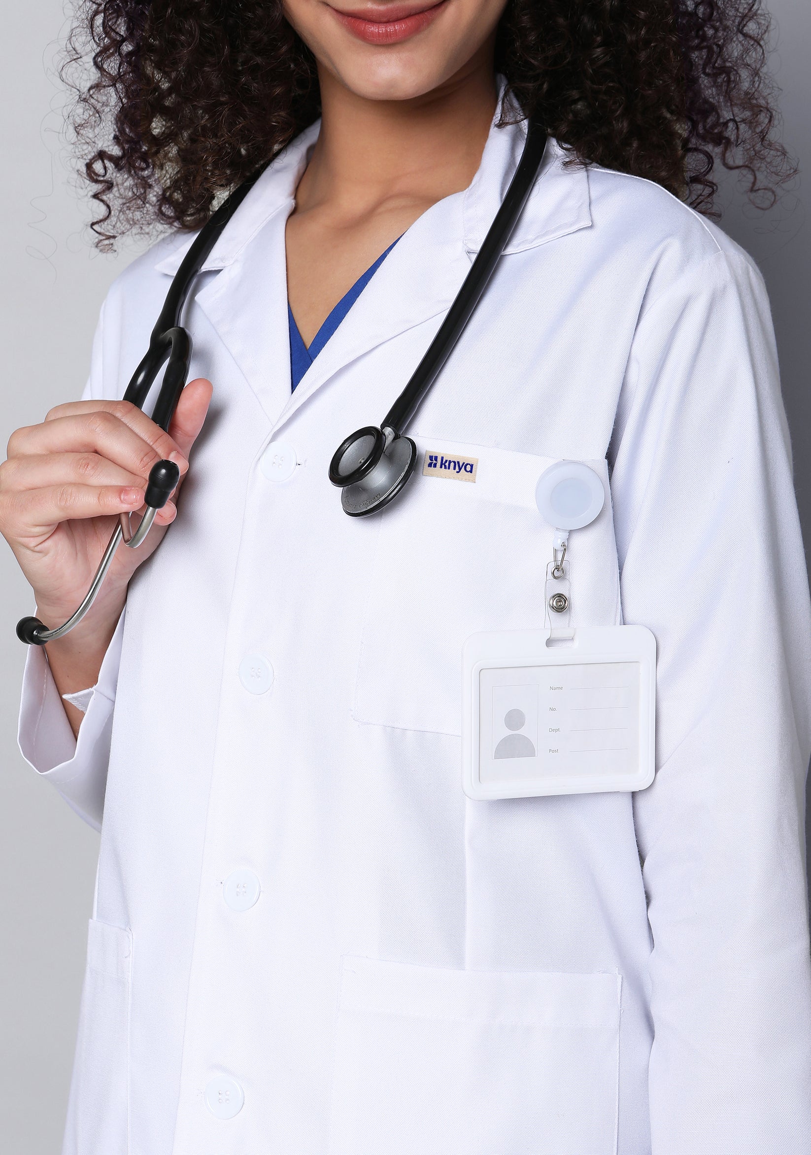 Buy Women’s Focus Lab coat Apron Online at Best Prices – Knya