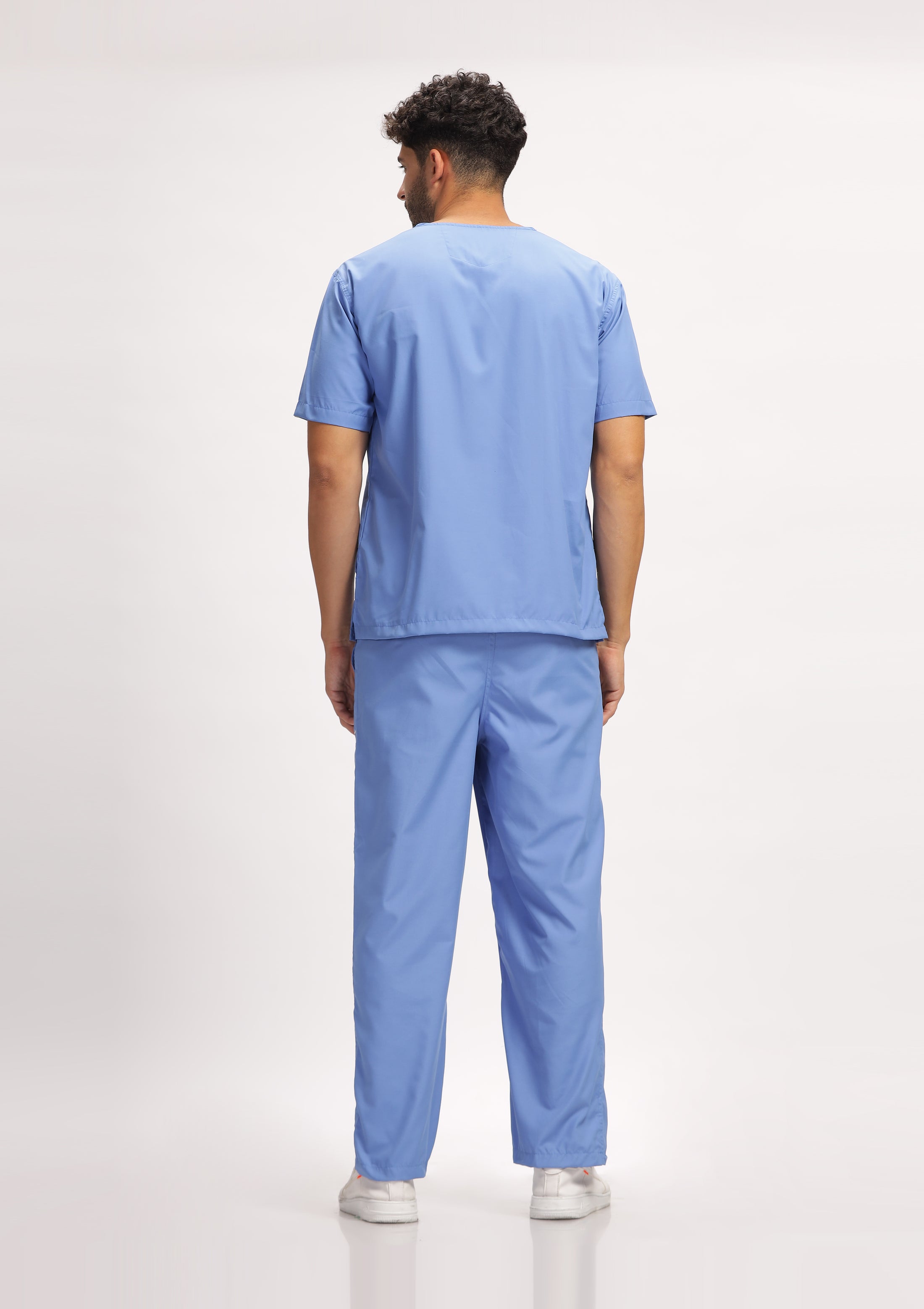 Buy Classic Men's 5-Pocket (Ceil Blue) Scrub Online – Knya