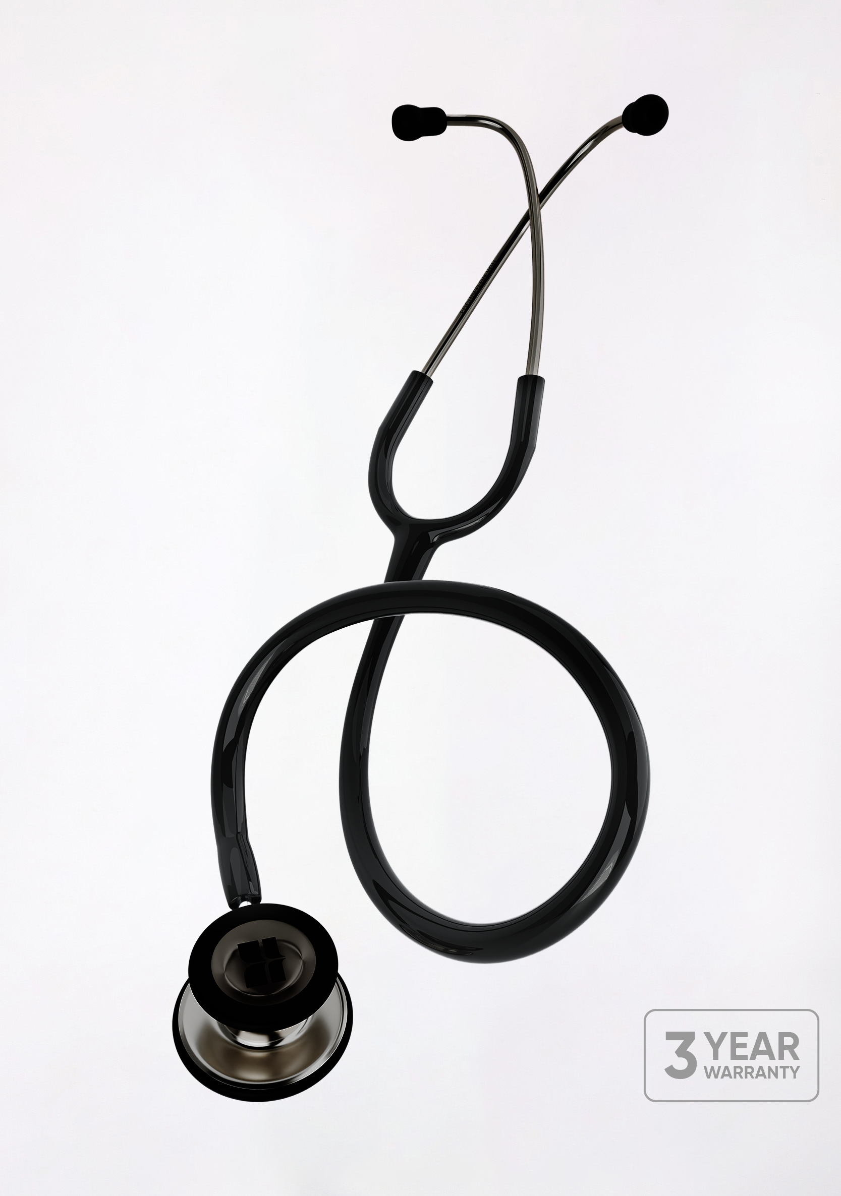 6sense (All Black) Stethoscope with Free Engraving (Made in India ...