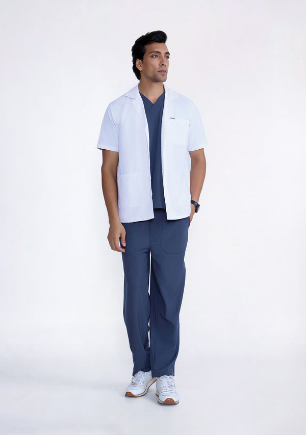 Buy Men's Medical Short Lab Coat Apron Online | Knya